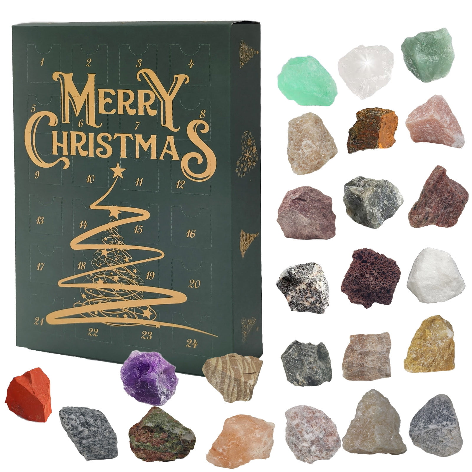 Gemstone Advent Calendar 2024 Advent Calendar for Kids with 24 ...