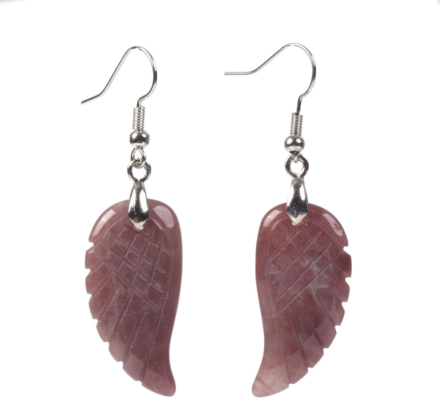 Gemstone Crystal Healing Reiki Chakra Handmade Angel Wing Dangle ...