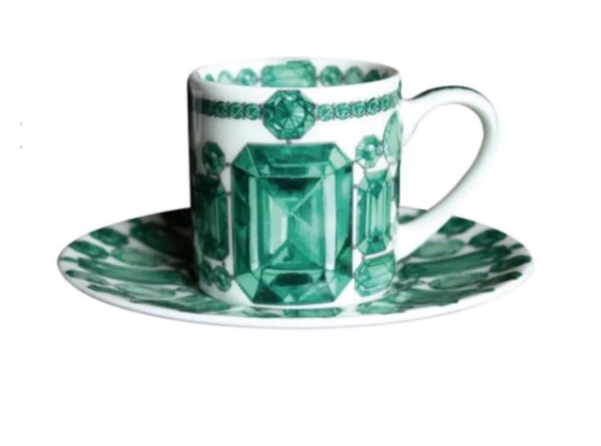Gemstone Cup and Saucer Collections, Set of 2, 3 Patterns - Walmart.com