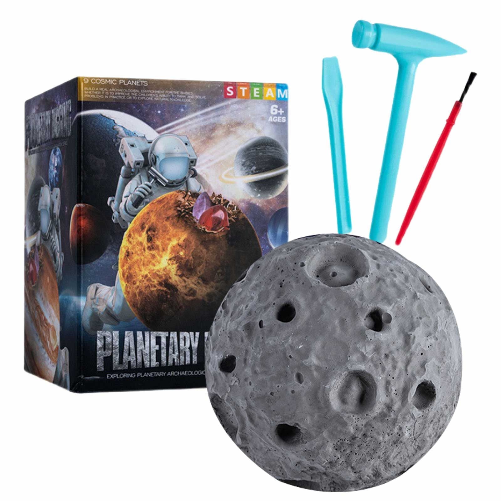 Gemstone Dig Kit, Solar System Toys Excavate 13 Treasures Including ...