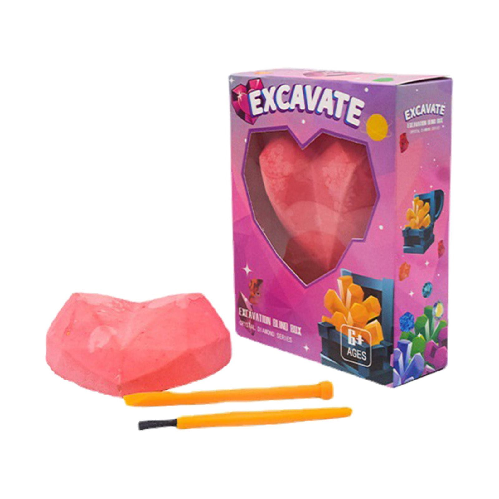 Gemstone Digging Kit For Kids Science Educational DIY Mining Toy ...
