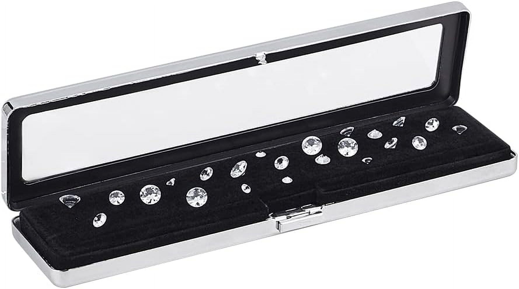 Gemstone Display Boxes Diamond Container Holder Jewelry Box Show Case ...