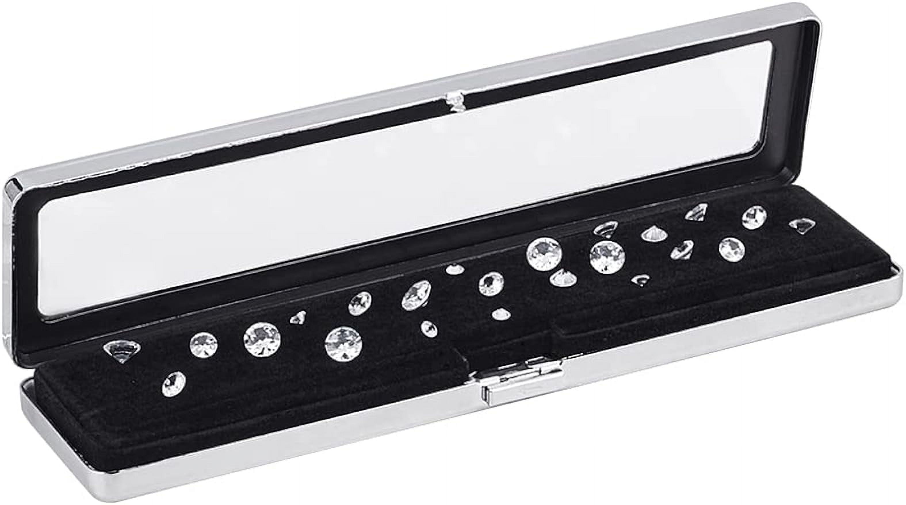 Gemstone Display Boxes Diamond Container Jewelry Show Case Storage Box ...