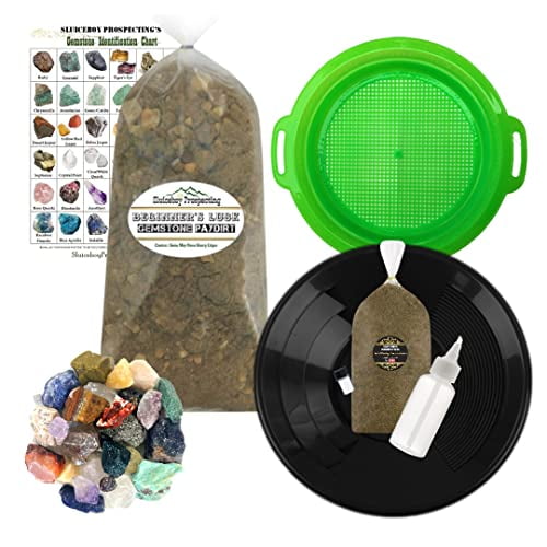 Gemstone Kit | Small | Gem Paydirt | Paydirt | Pan Kit with Sieve More ...