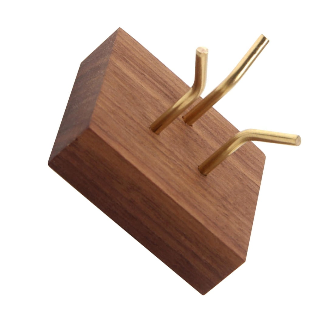 Gemstones Display Rack Handmade Wood Stand for Minerals Specimen and ...