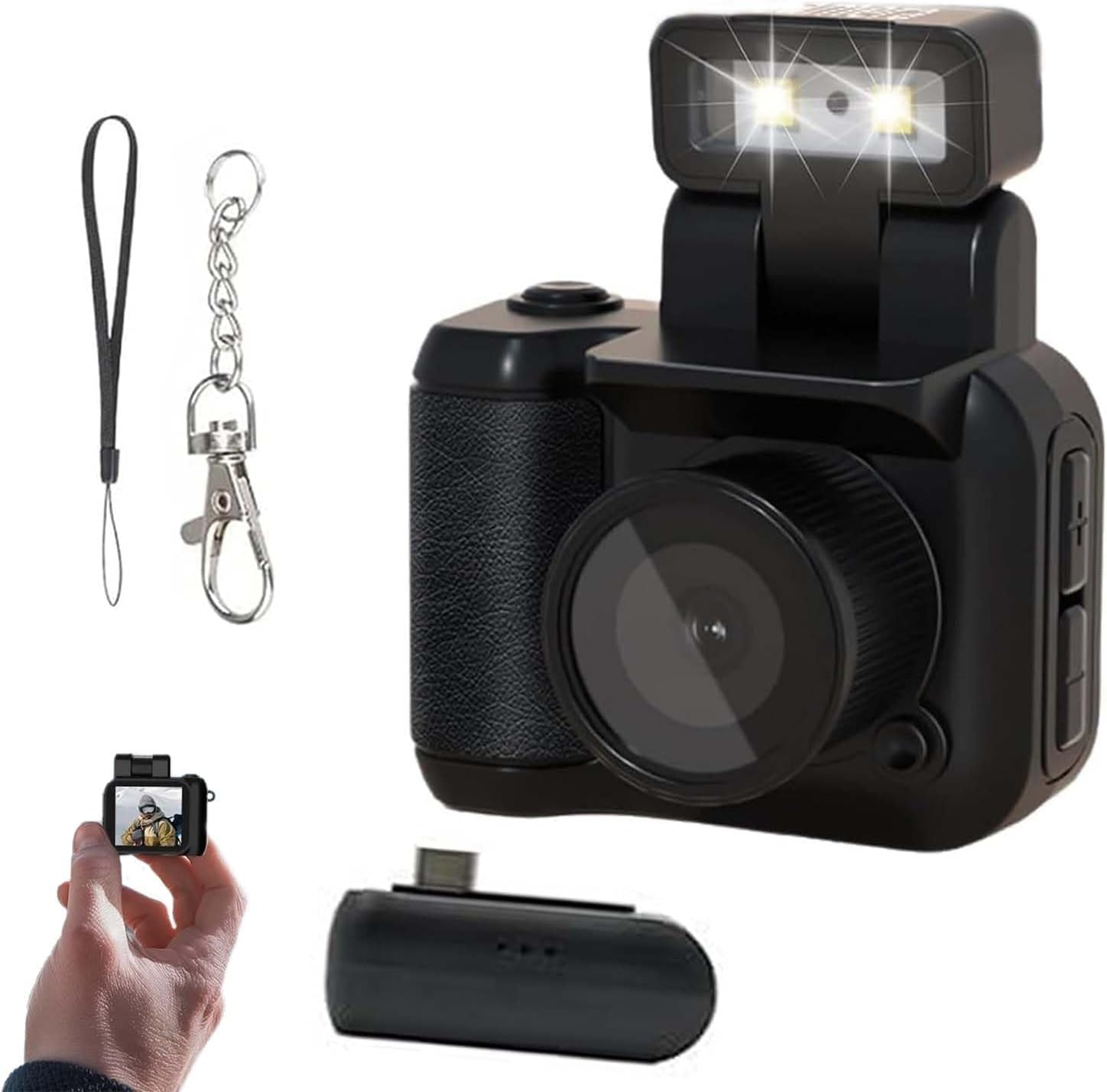 Gen.2 Mini Retro Keychain Camera-Pocket-Sized Fun with Vintage Flair, 1 ...