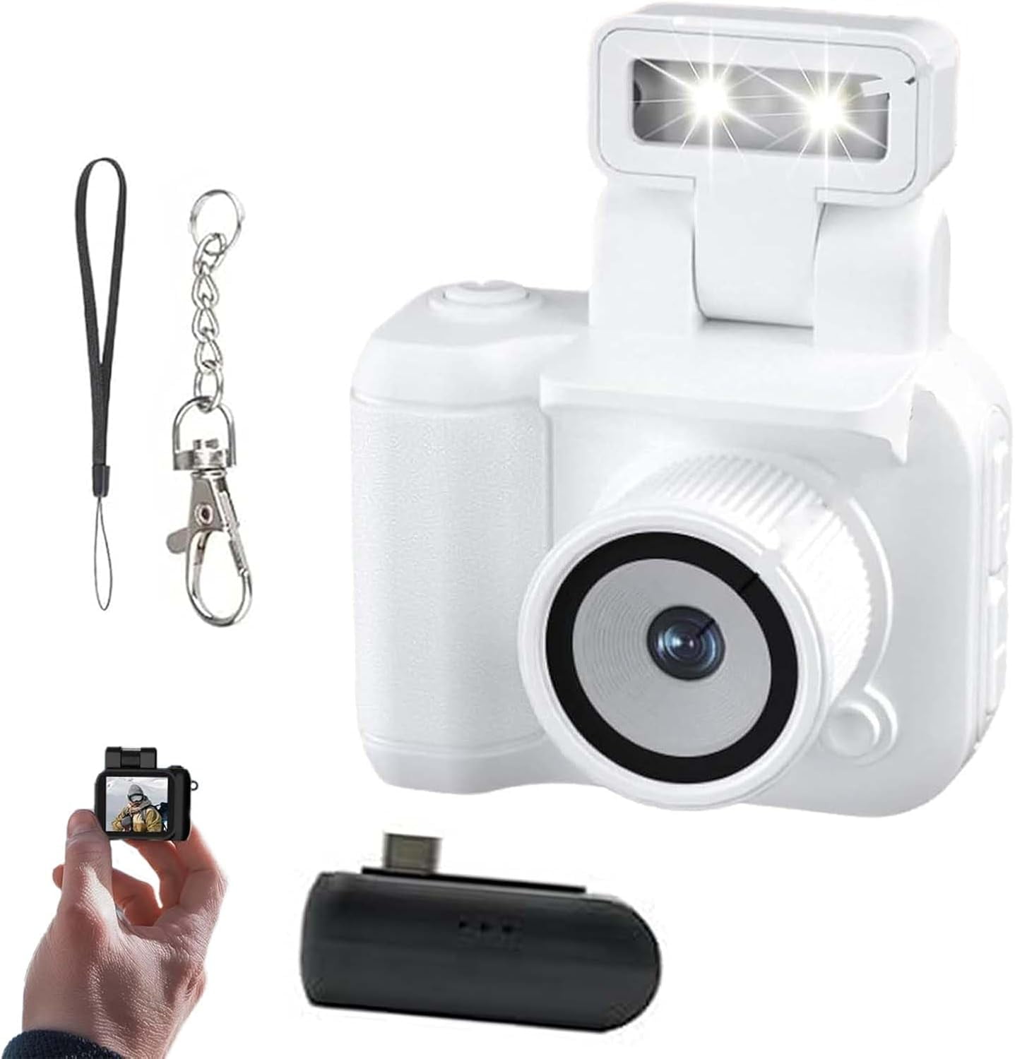 Gen.2 Mini Retro Keychain Camera-Pocket-Sized Fun with Vintage Flair, 1 ...