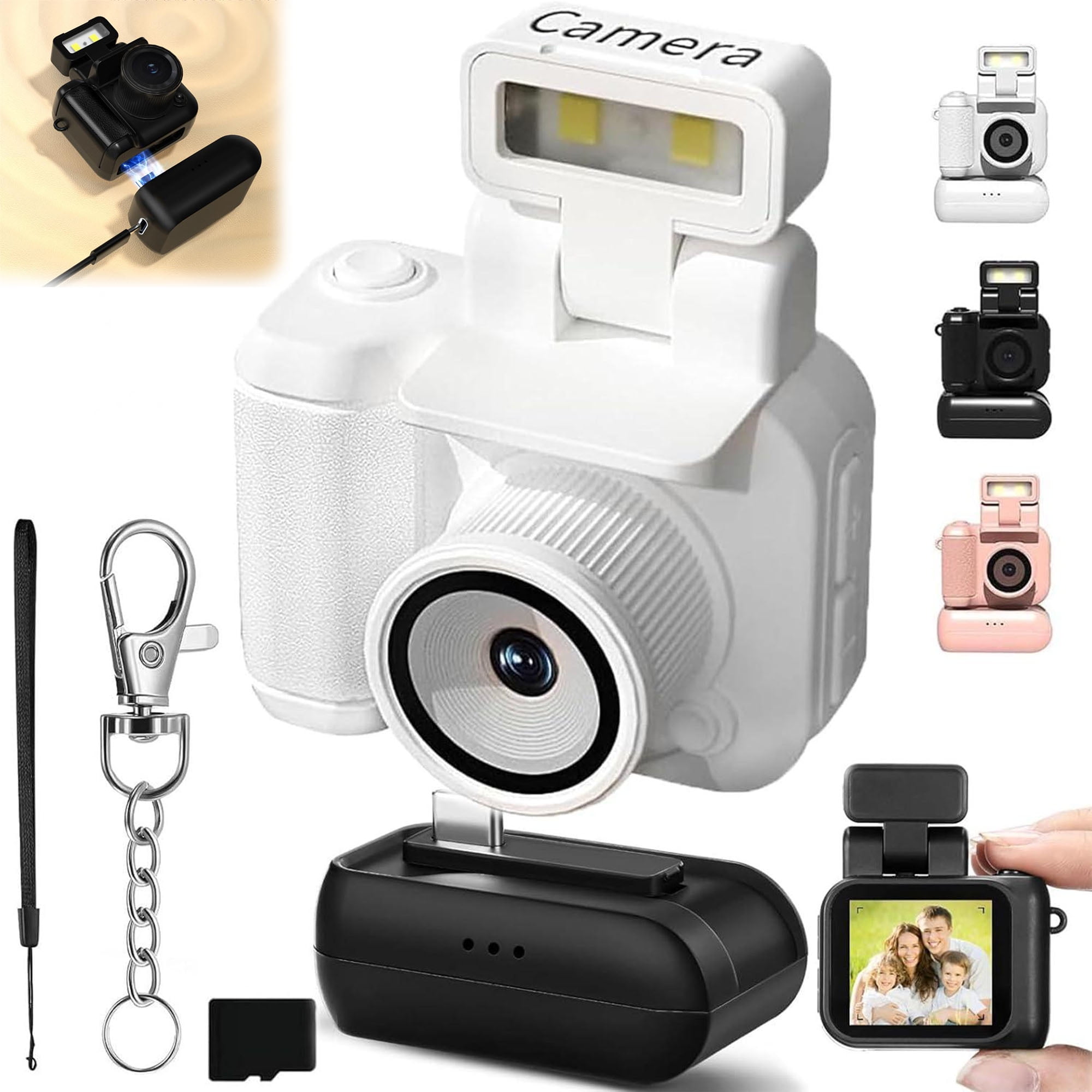 Gen.2 Mini Retro Keychain Camera, Pocket-Sized Fun with Vintage Flair ...