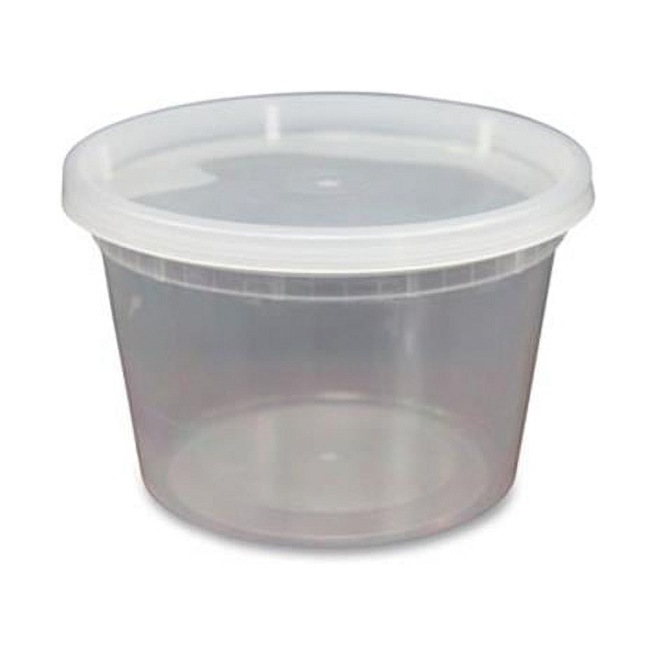 Gen GENDELI16OZ 16 oz Deli Plastic Containers, Clear - Case of 240 ...