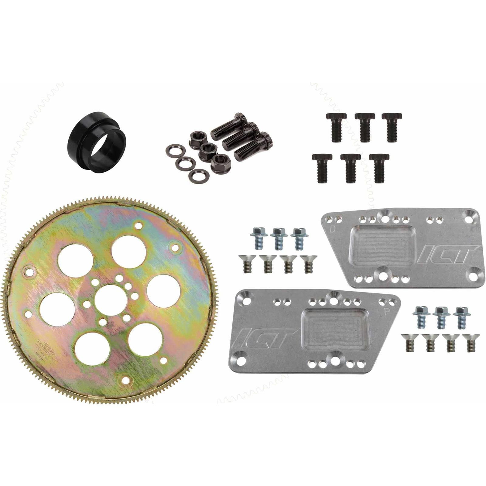 Gen III GM LS V8 to TH350/700R4 Trans Adapter with Motor Mounts ...