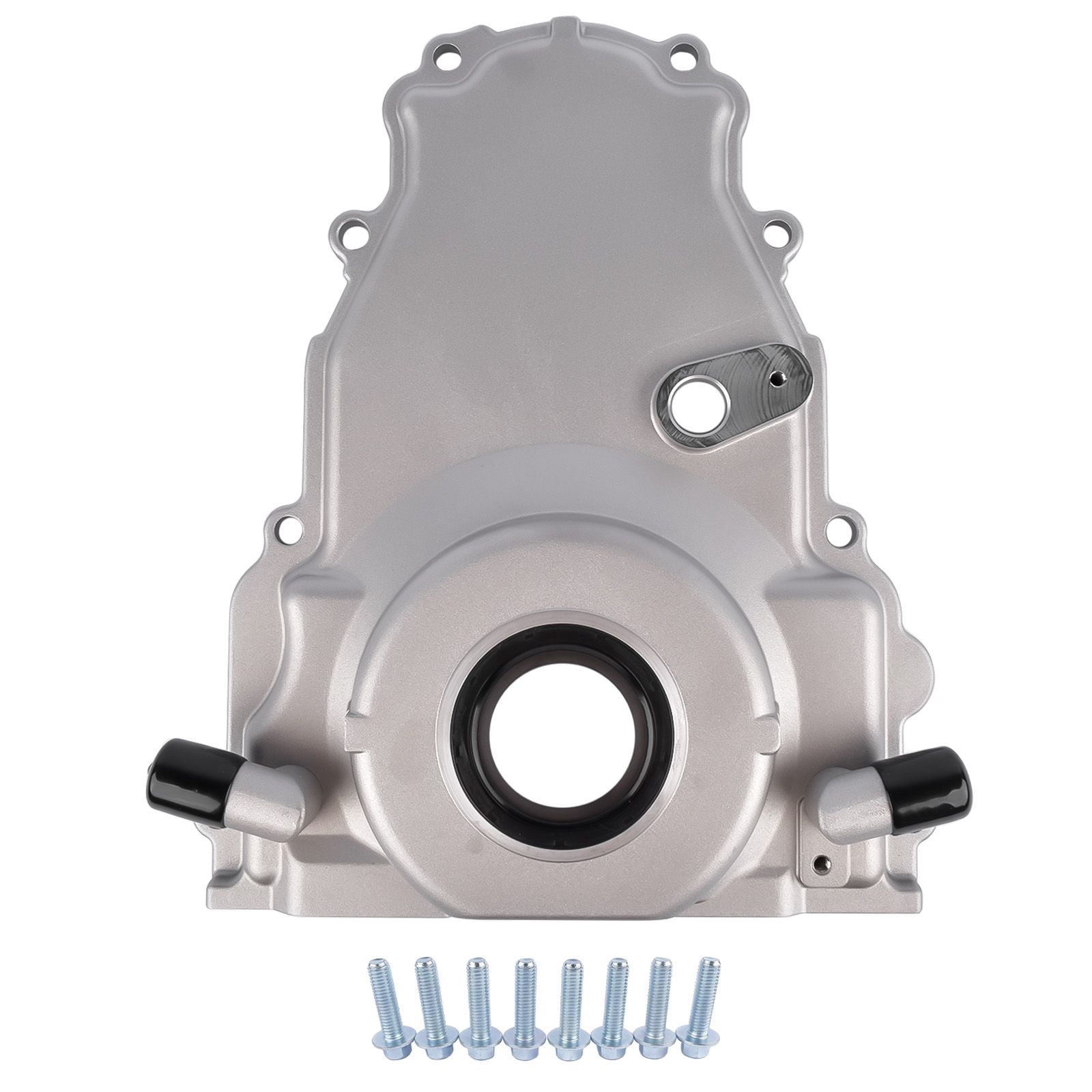 Gen IV GM LS Series Timing Chain Cover w/ 2x 10AN Oil Drain Bungs ...