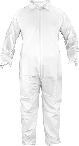 Gen-Nex Professional Grade Disposable Coverall, Full Zipper Front ...