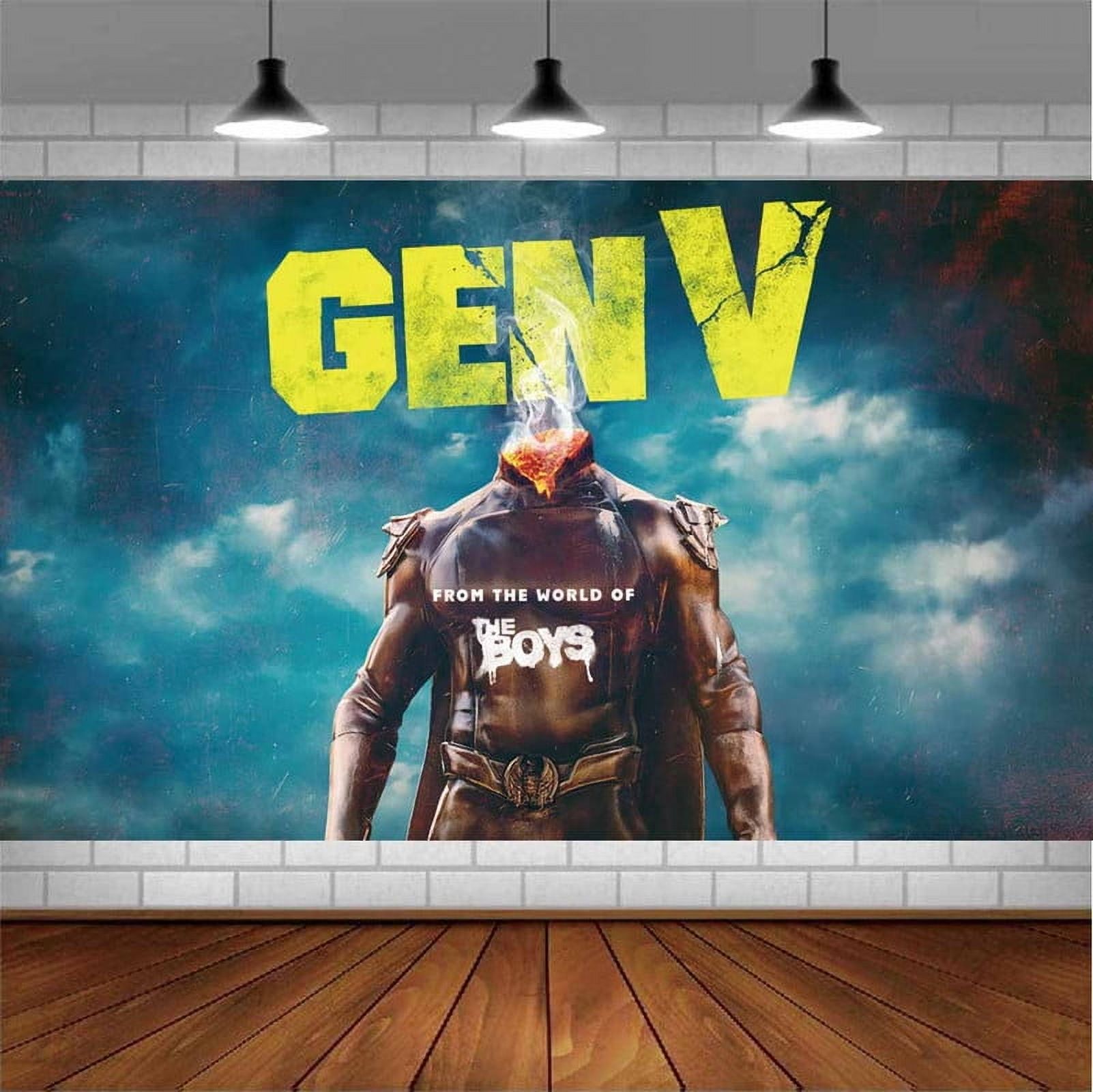 Gen V Backdrop Banner Party Supplies Poster Movie Theme Background for ...