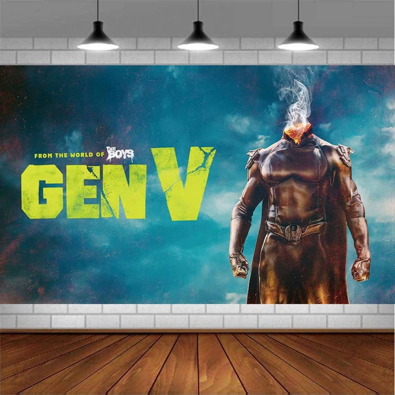Gen V Backdrop Banner Party Supplies Poster Movie Theme Background for ...