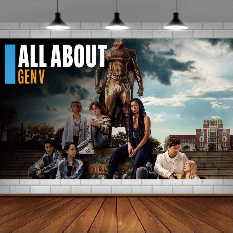 Gen V Backdrop Banner Party Supplies Poster Movie Theme Background for ...