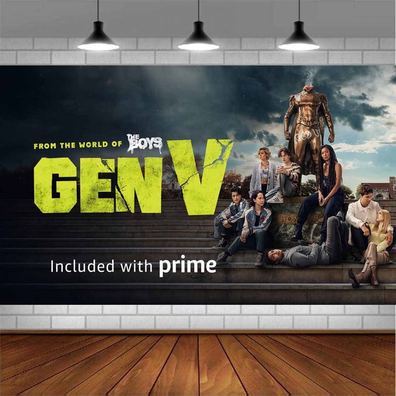 Gen V Backdrop Banner Party Supplies Poster Movie Theme Background for ...