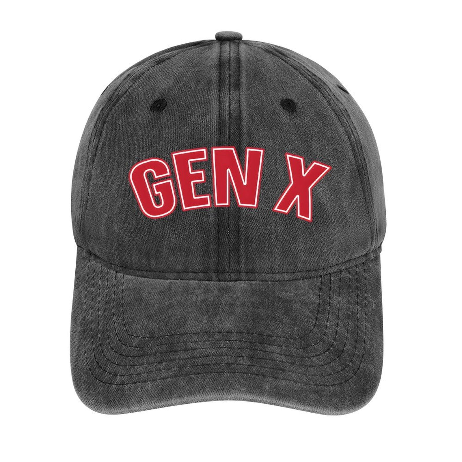 Gen X Charcoal Hat Adjustable Funny Fashion Unisex Baseball Cap For Men ...