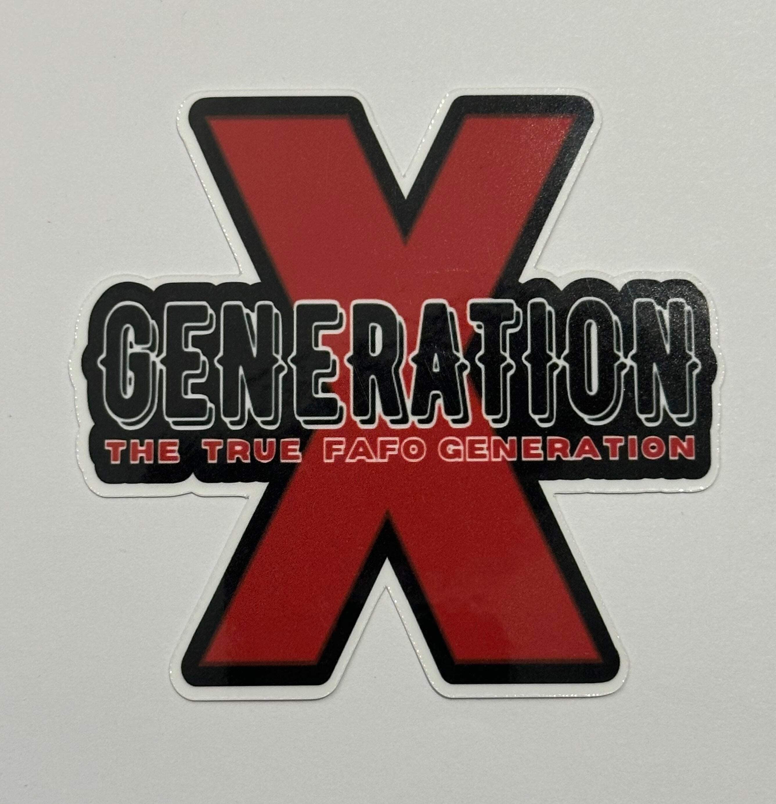 Gen X FAFO 3.3"x 3" inch Vinyl DECAL Sticker # 102 - Walmart.com
