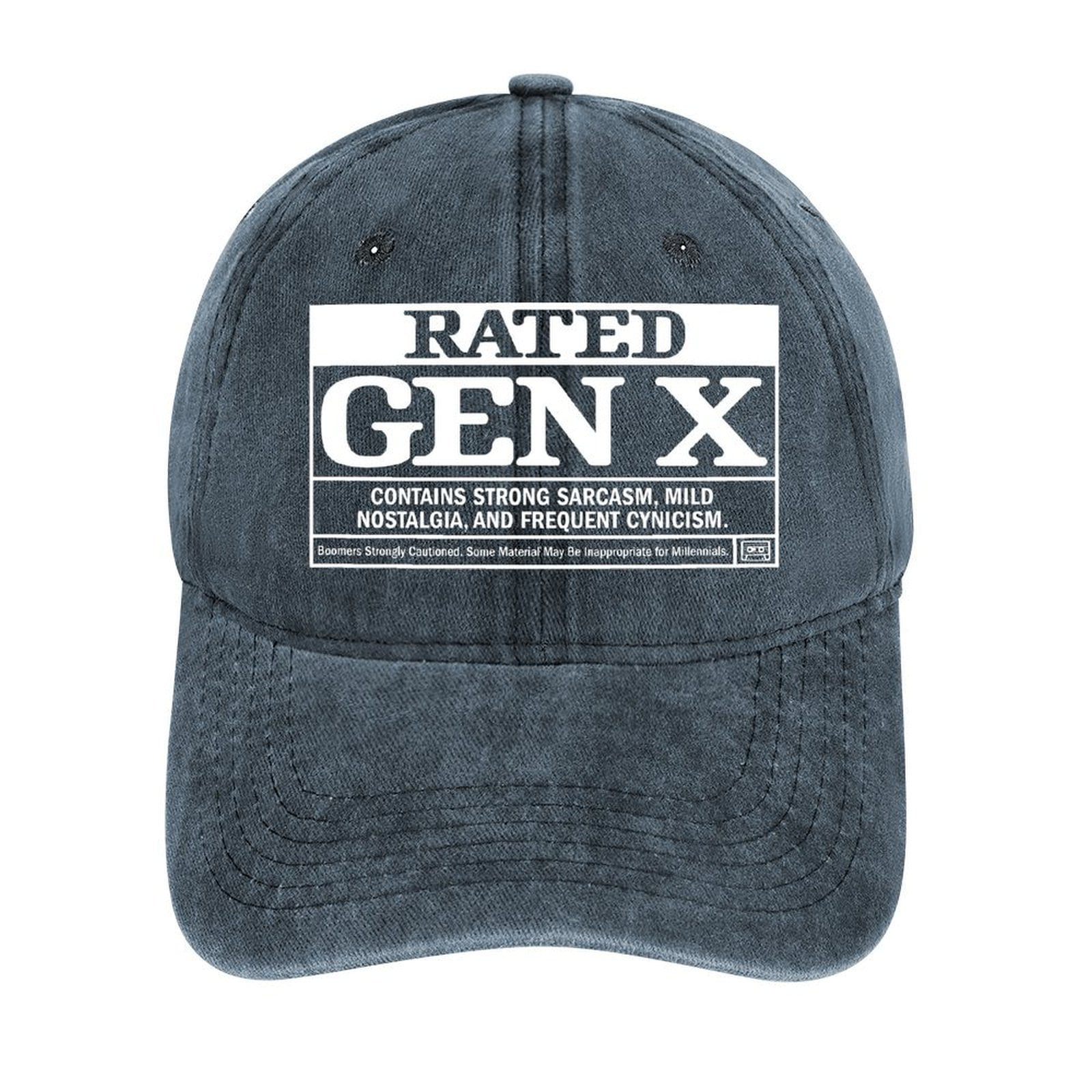 Gen X Navy Hat Adjustable Funny Fashion Unisex Baseball Cap For Men ...
