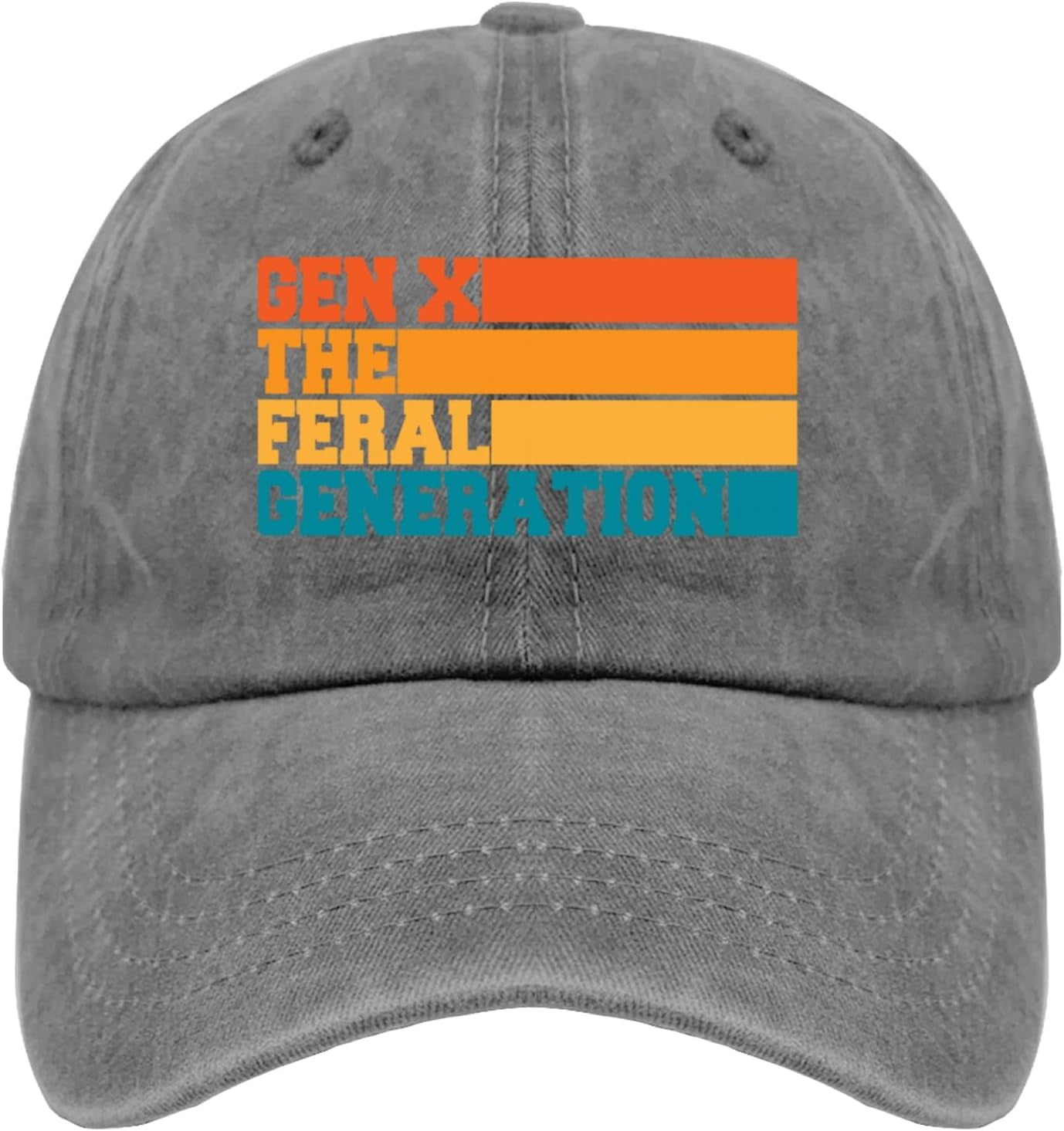 Gen X The Feral Generation Hats for Men Baseball Caps Low Profile ...