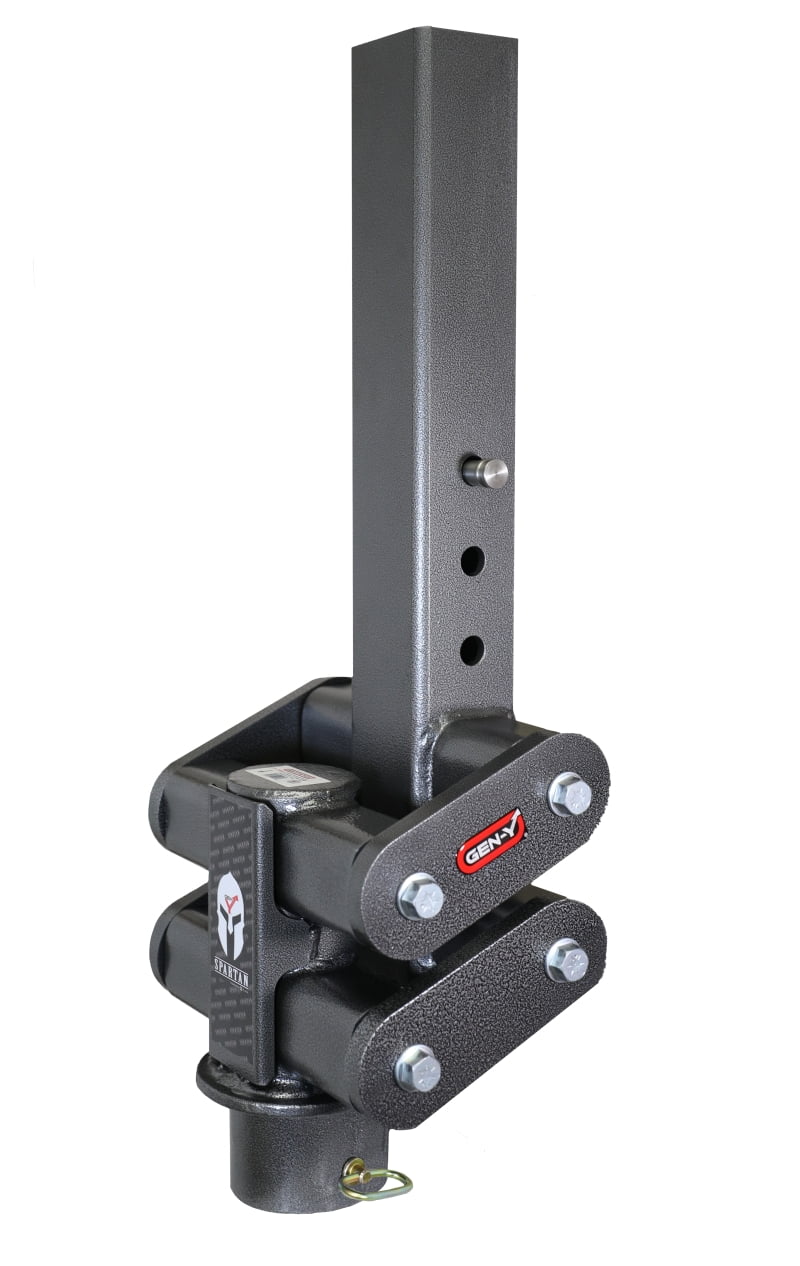 Gen-Y Spartan Torsion-Flex 5in Offset 4in SQ Tube Gooseneck 3in Coupler ...