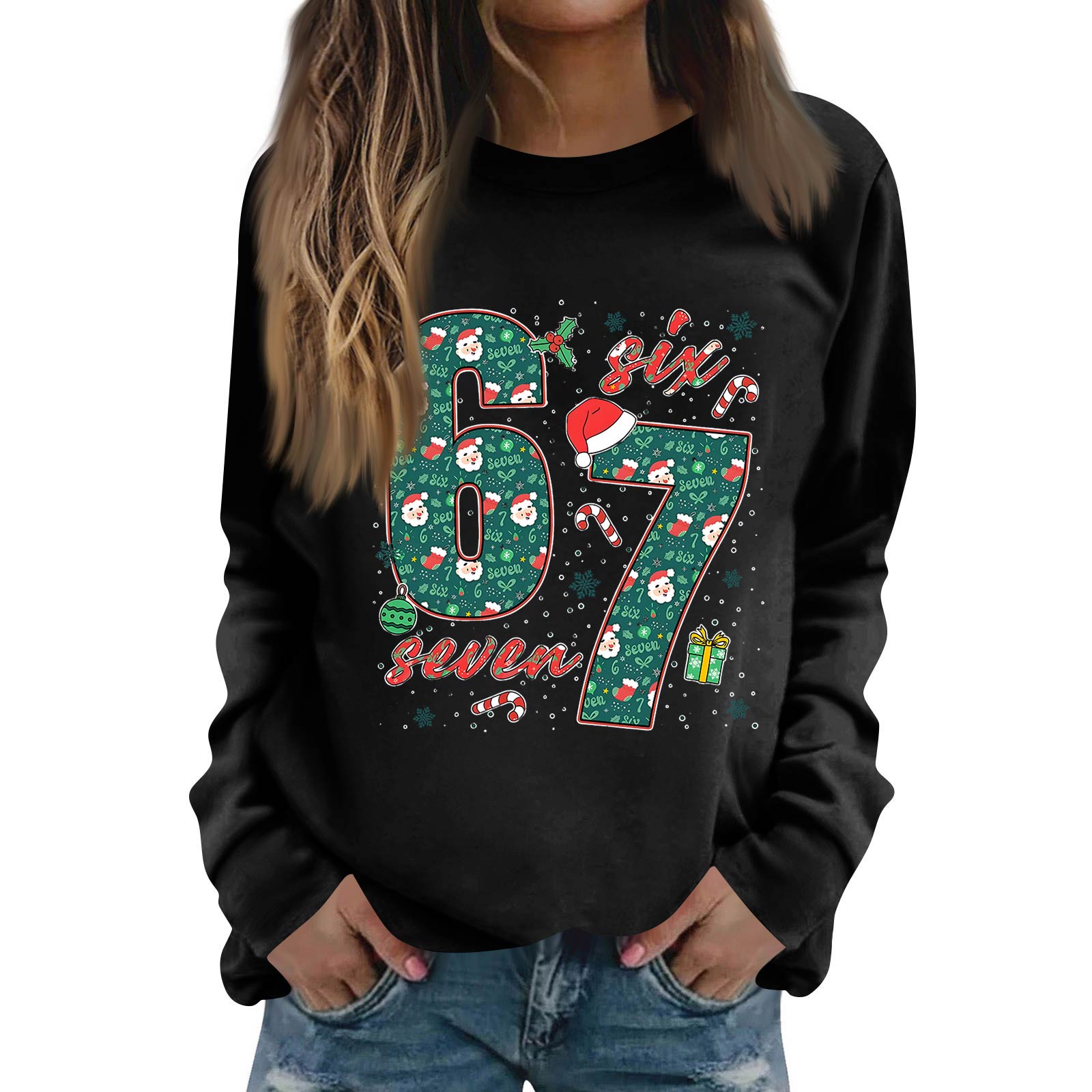 Gen Z Approved Christmas 67 Sweatshirt, Viral 67 Hoodie, Must-Have 67 ...