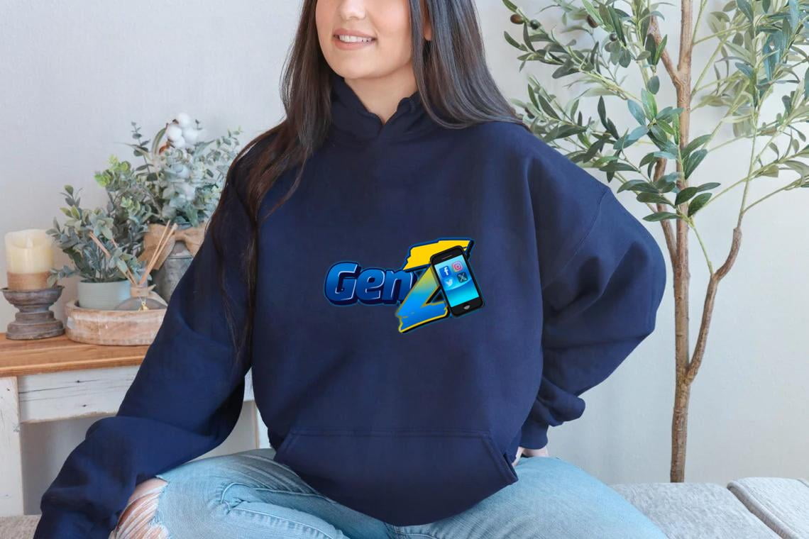 Gen Z Power Hoodie Identity Statement in Modern Meme Style, for men & women, up to size 5XL ...