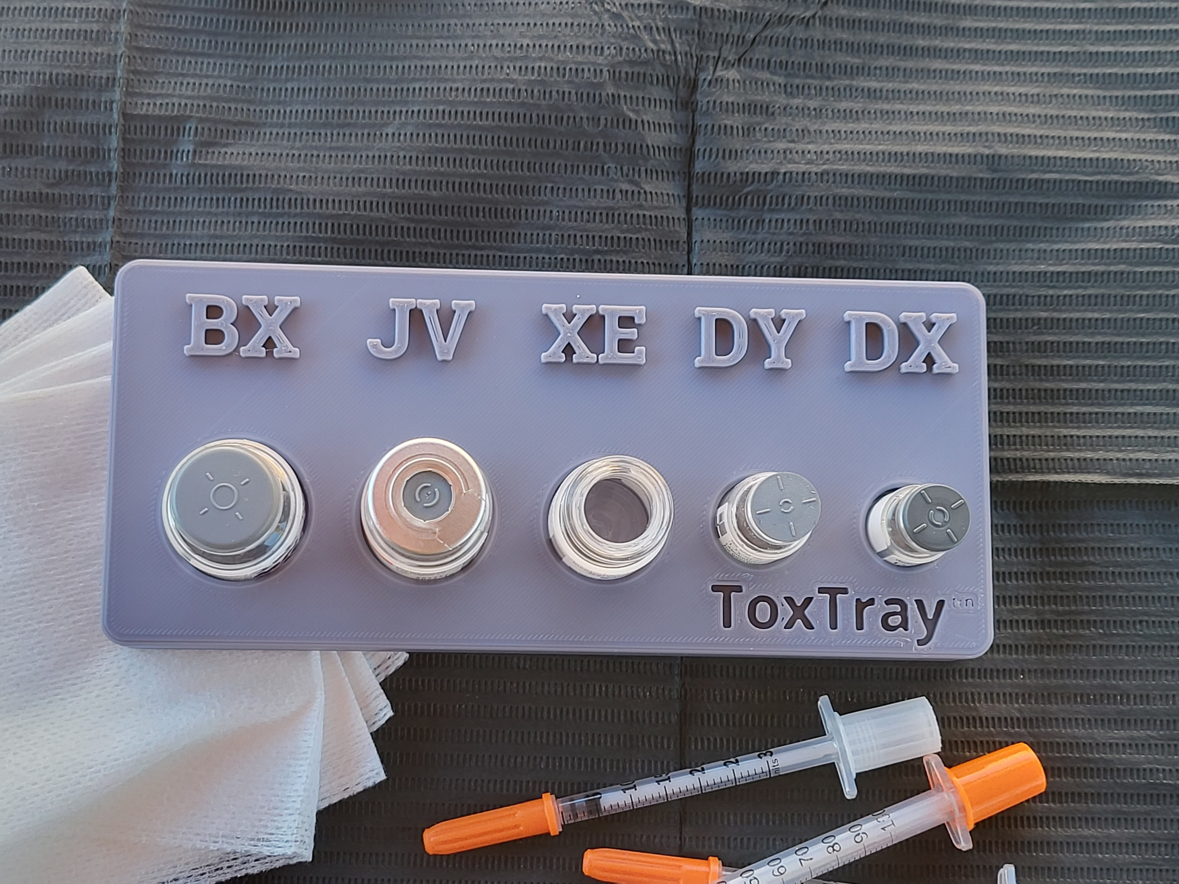Gen2 MultiTray with Daxxify, Botox Spill Reducing ToxTray, Botox ...