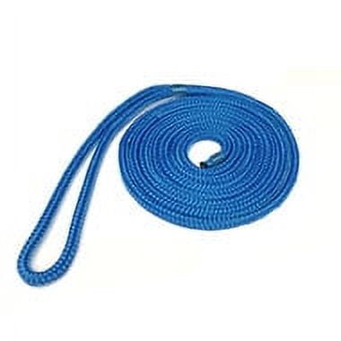 Gen3 Marine Double Braid Nylon Dock Line - Blue - 3/8" x 20' - Walmart.com