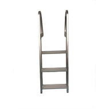 Gen3 Marine Square Tube Aluminum Dock Ladder 3 Step - Walmart.com