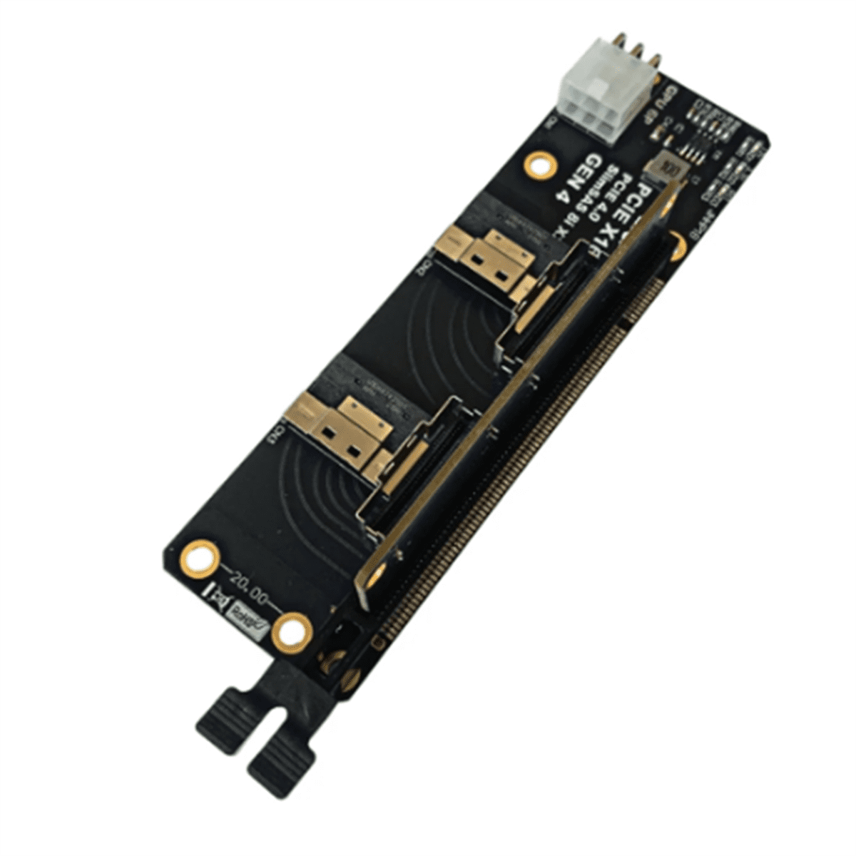 Gen4 2 Ports SlimSAS 8I X2 to PCIE 4.0 X16 Slot Adapter Board for ...