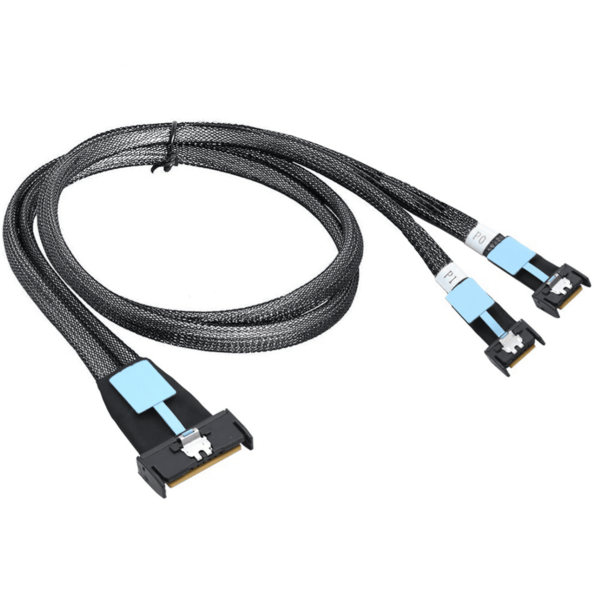 Gen5 MClo X8 Adapter Cable Gen5 MCIO X8 to Dual MCIO X4 Server Cable ...