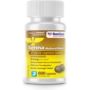 Major Senna Natural Vegetable Laxative Tablets, 8.6mg, 1000 count ...