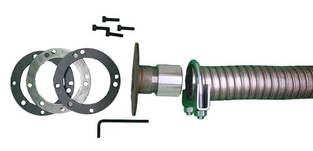 GenExhaust for Champion #90 3hole or 4hole 1-1/2" galv Steel tubing 2 ...