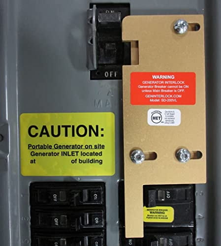 GenInterlock SD-200VL Square D Generator Interlock Kit for Vertical ...