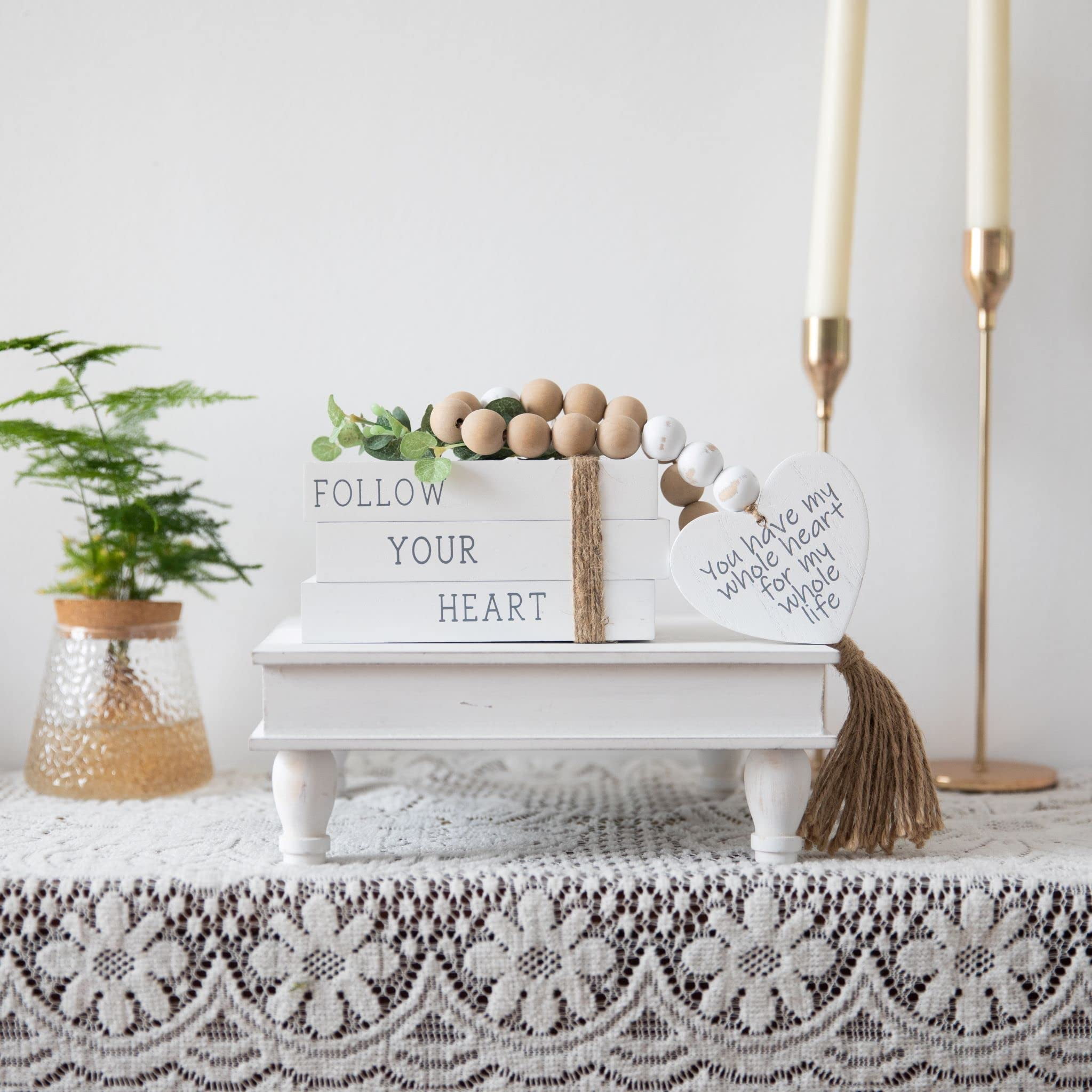 GenMous & Co. Farmhouse Decor Riser Set of 3 Square - Walmart.com