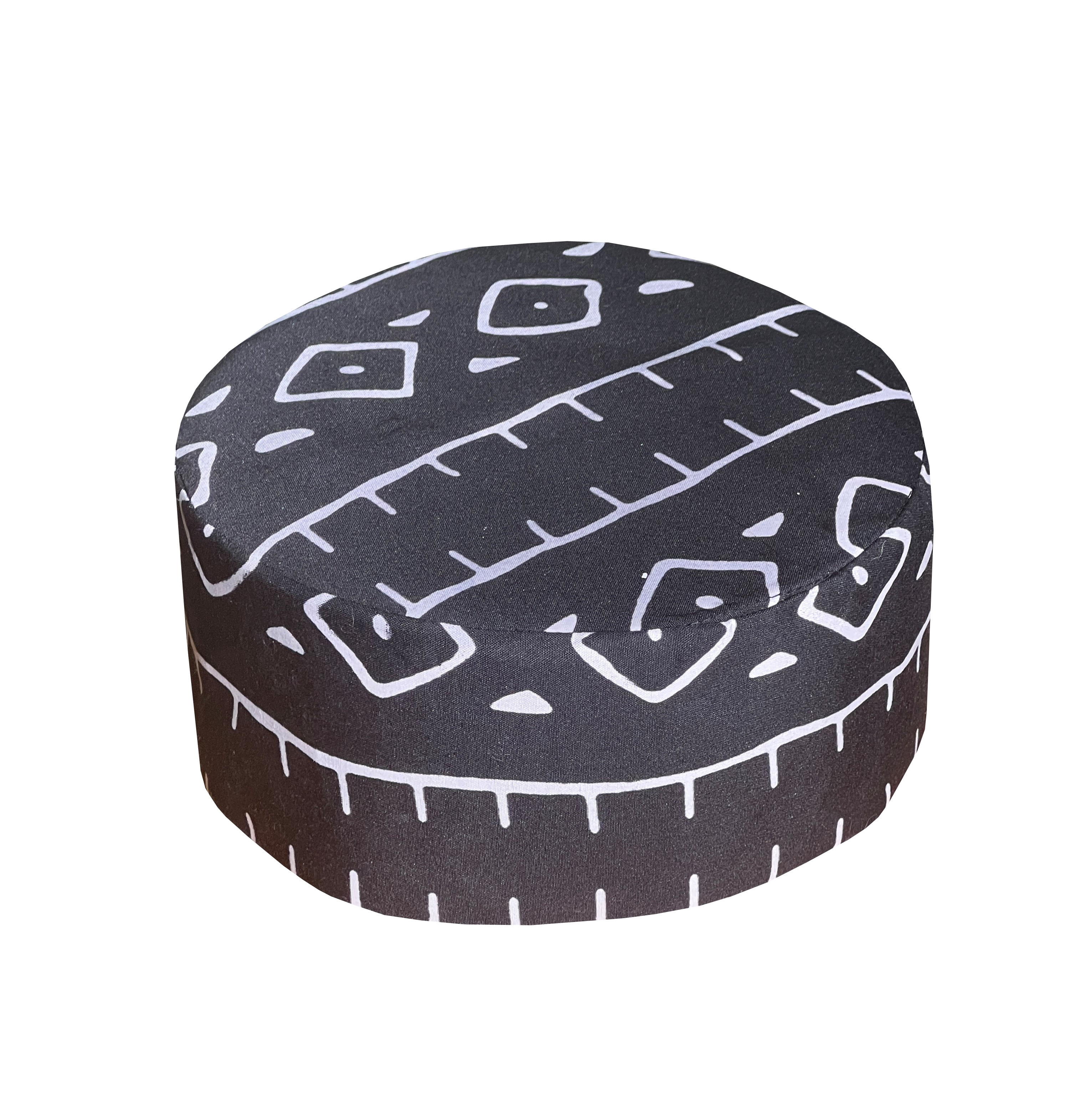 GenOne African Kente Kufi Hat for men Women Kentew Headwear 6 1/8, 51 ...