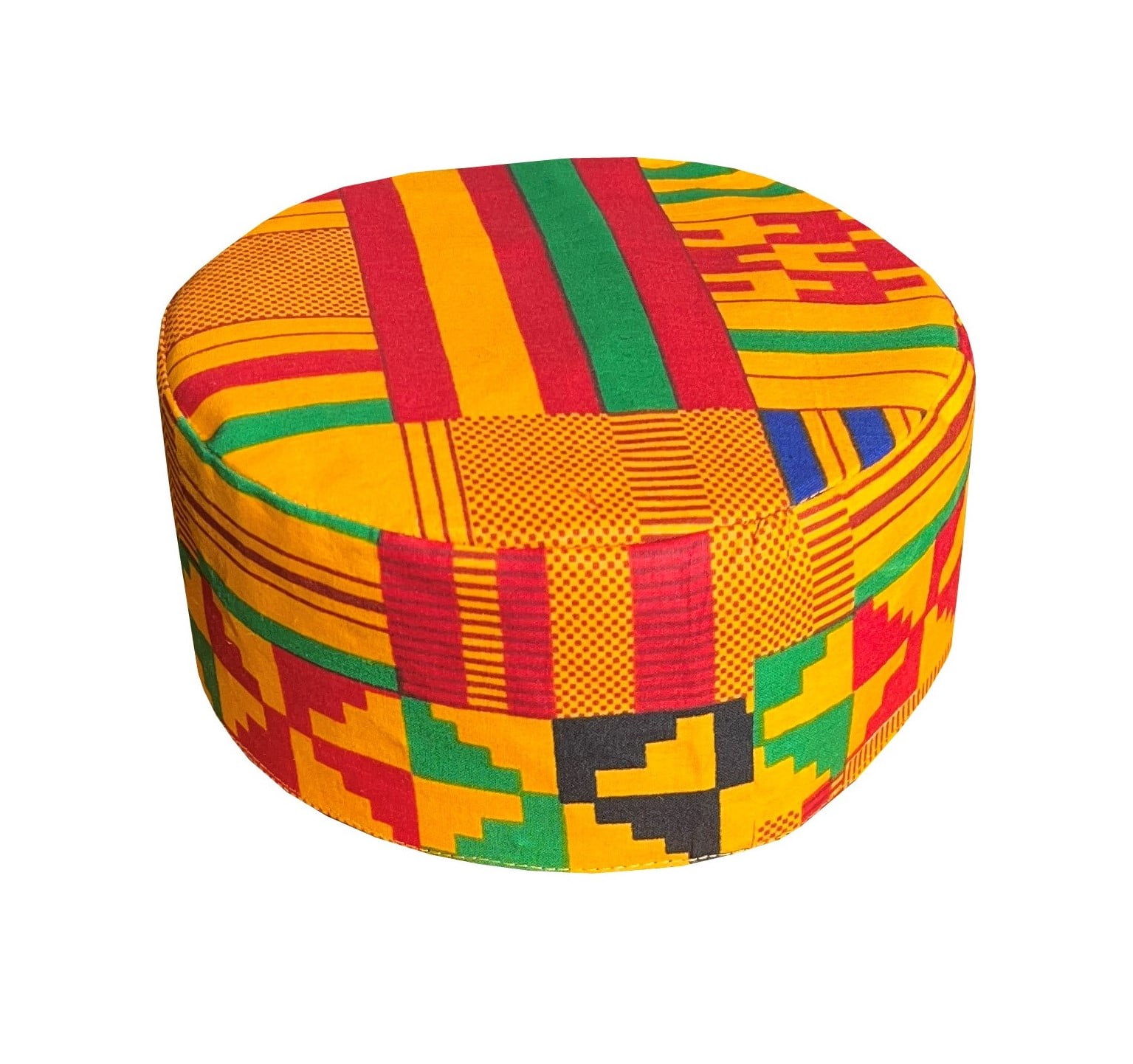 GenOne African Kente Kufi Kofi Men Hat Women Headwear 7 3/8, 59 cm, P25 ...