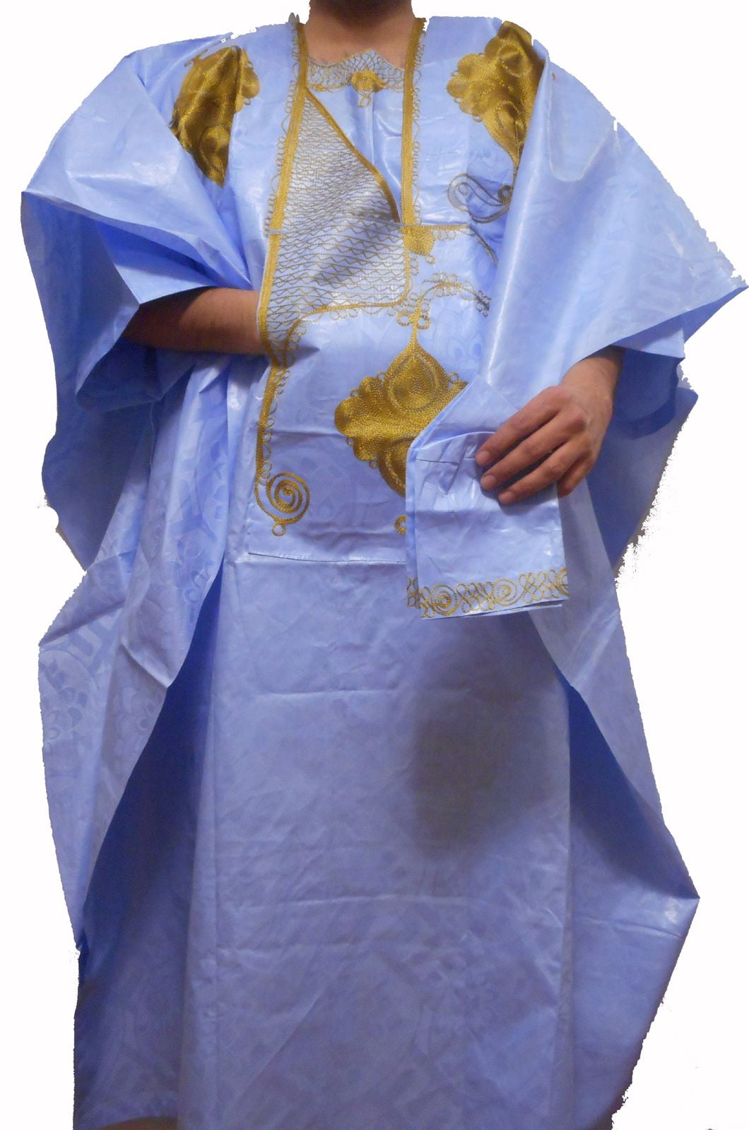 GenOne African Suit for Men Cotton Boubou Attire Pant Robe Agbada for ...
