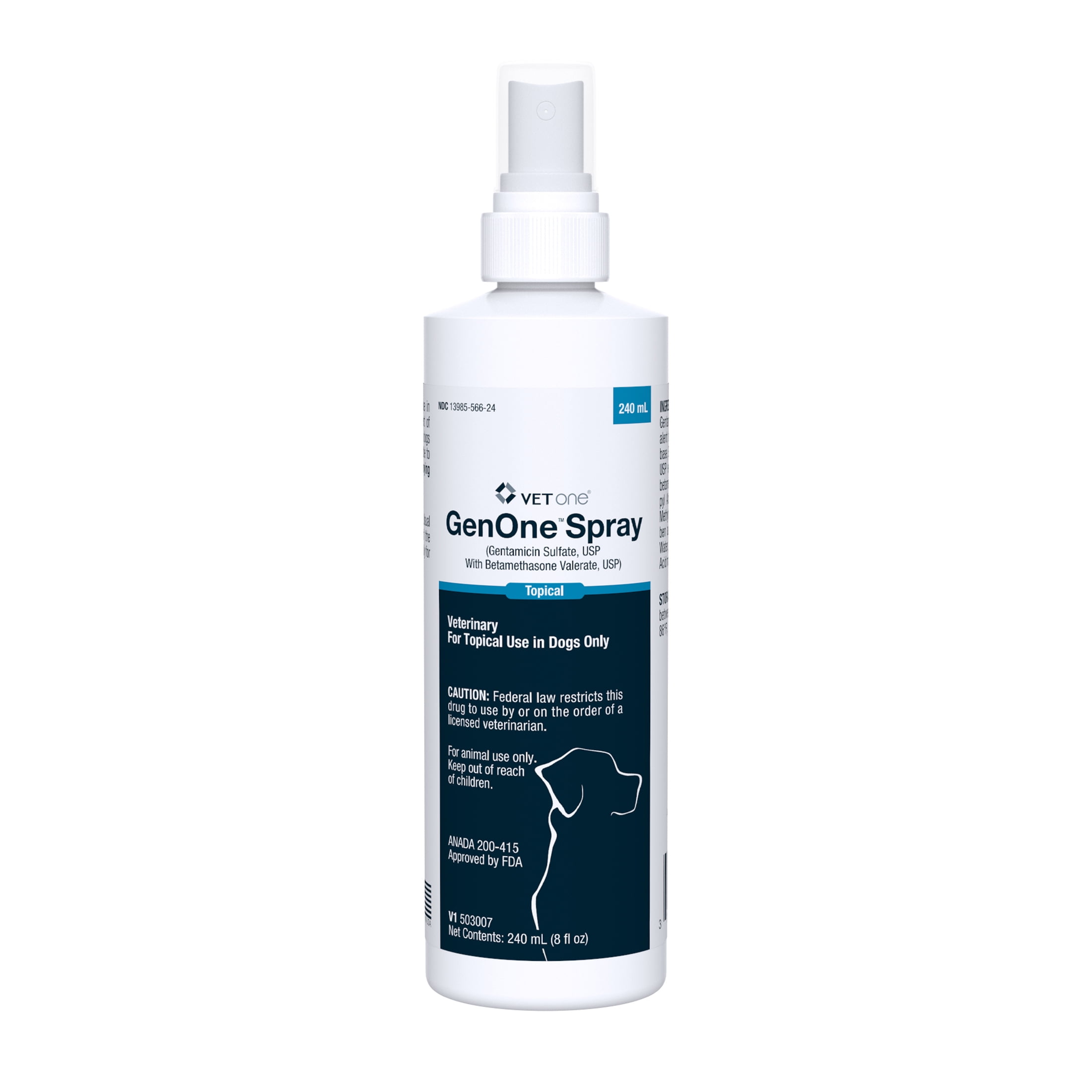 GenOne (Gentamicin Sulfate) Spray Topical Solution - Walmart.com
