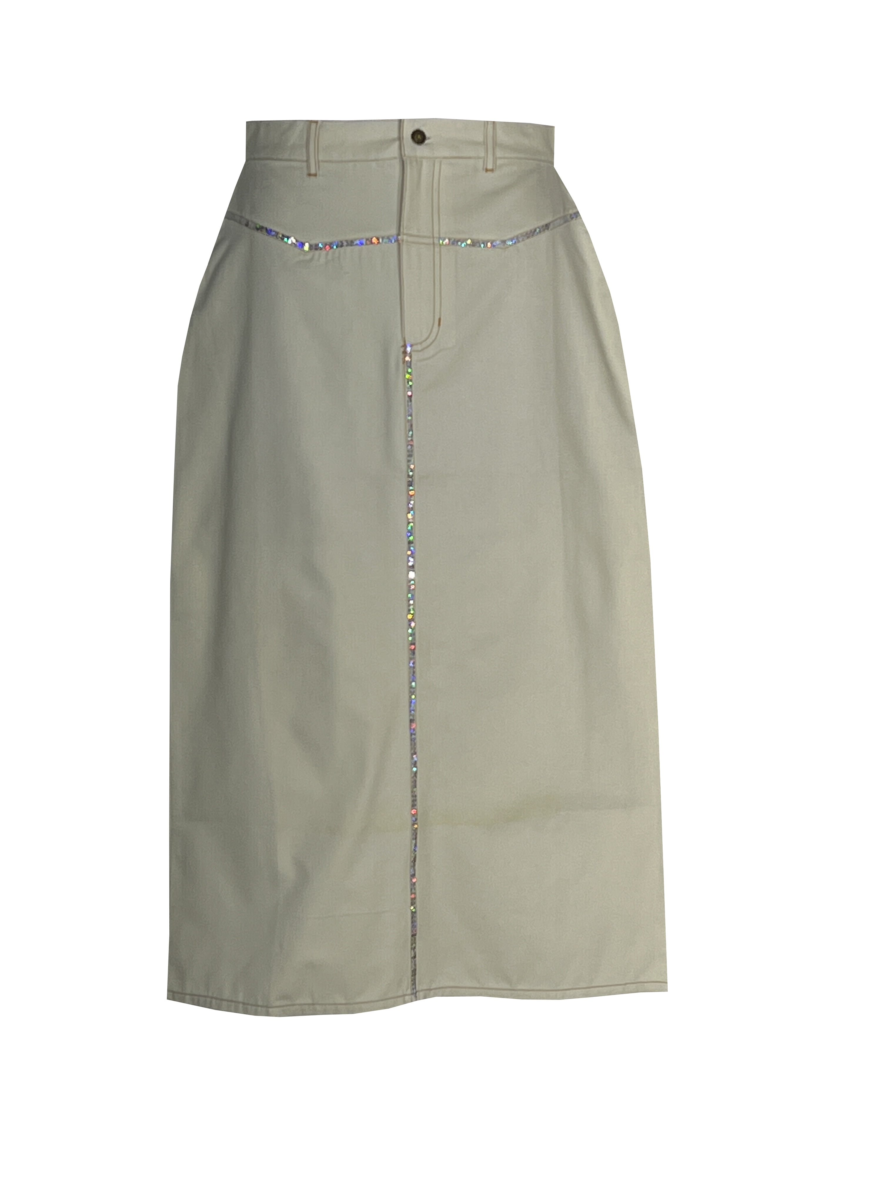 GenOne Long Skirts for Women Fall Winter Pencil Denim Jean Maxi Skirt ...