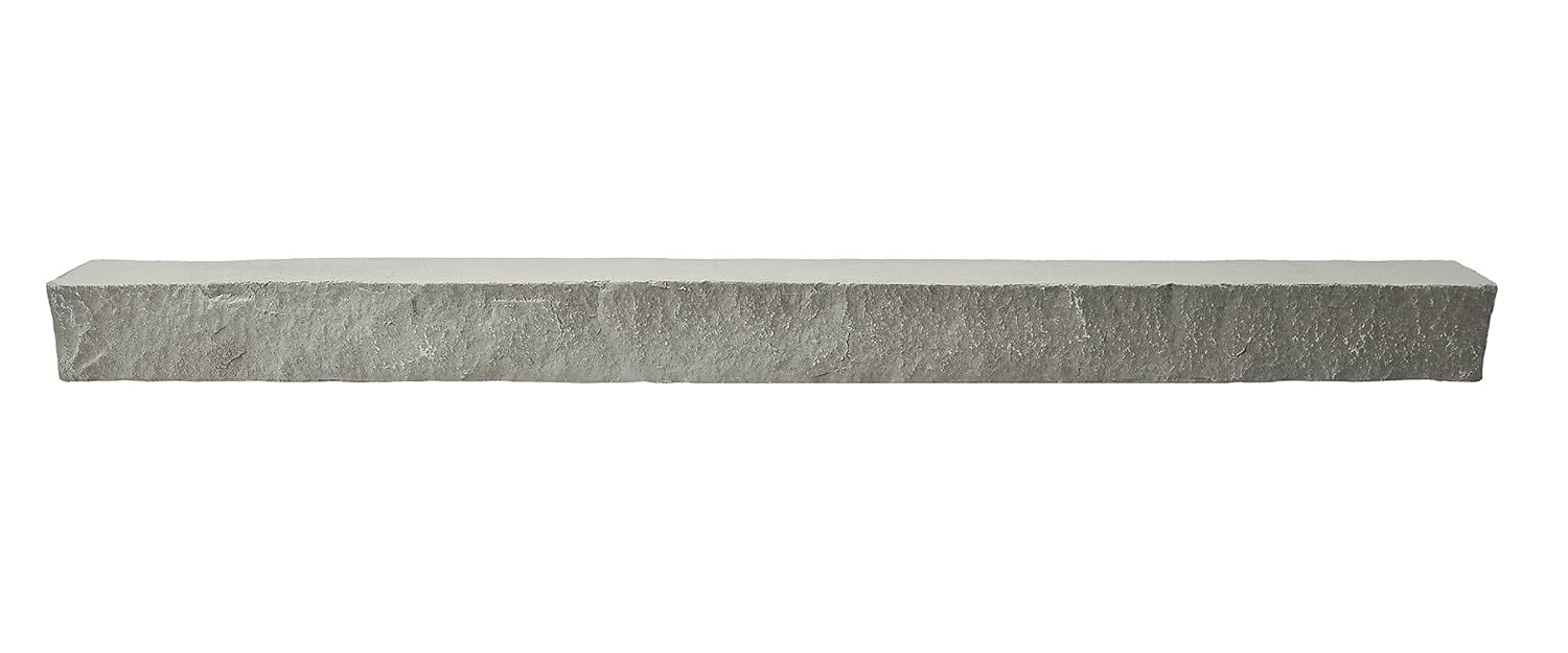 GenStone Faux Stacked Stone Ledger 42" x 2" x 3.5" in Northern Slate Color for Do It Yourself ...