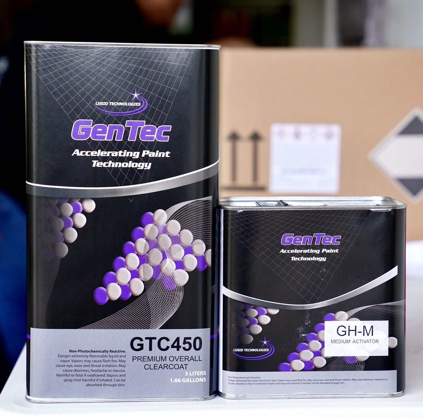 GenTec GTC450 2:1 High Gloss + High Solids 2K Premium Clear coat 7.5L Kit! - Walmart.com