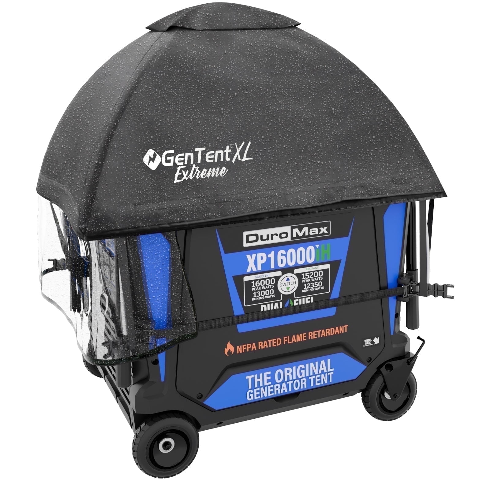 GenTent XL Inverter Kit - Generator Tent Running Cover - NFPA Rated ...