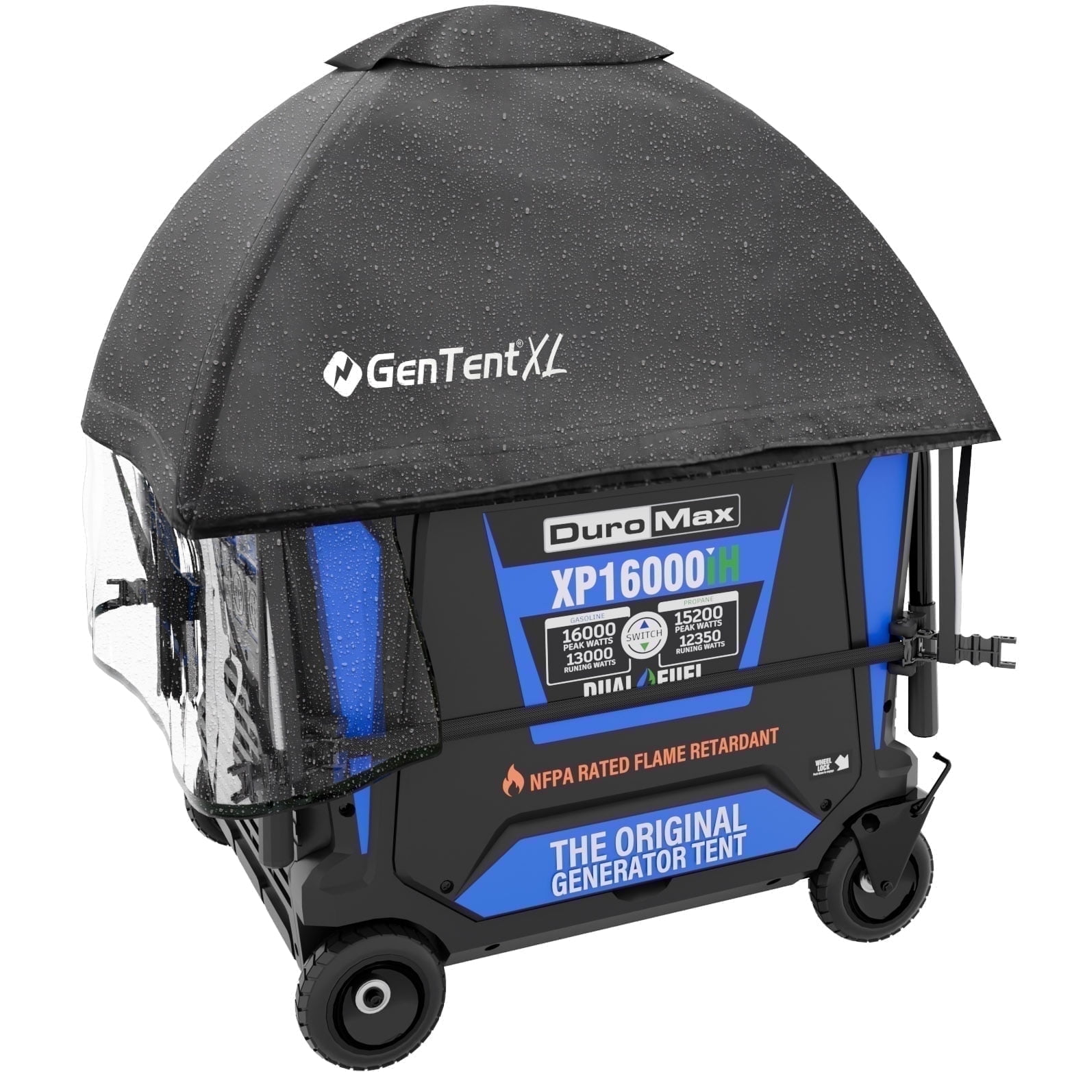GenTent XL Inverter Kit - Generator Tent Running Cover - NFPA Rated ...