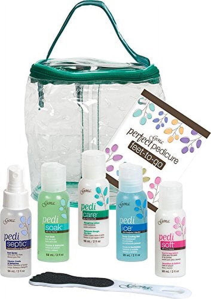 Gena Feet-to-Go Pedicure Kit that helps prevent foot odor, soften ...