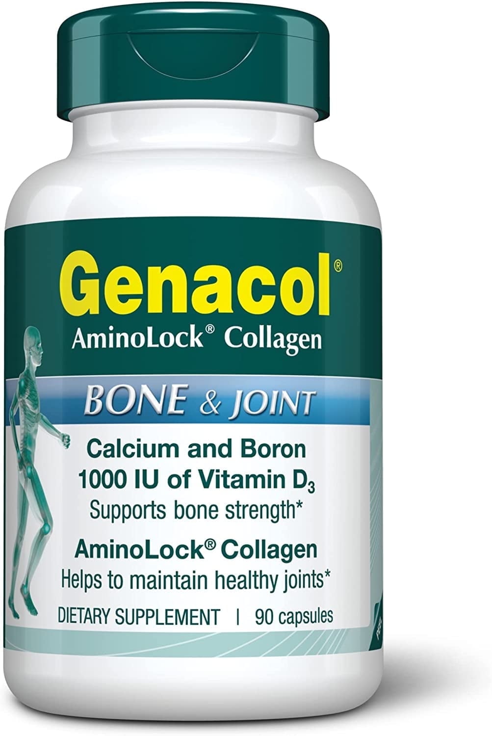 Genacol Bone & Joint Health Strength Pills, Calcium, Boron, Magnesium ...