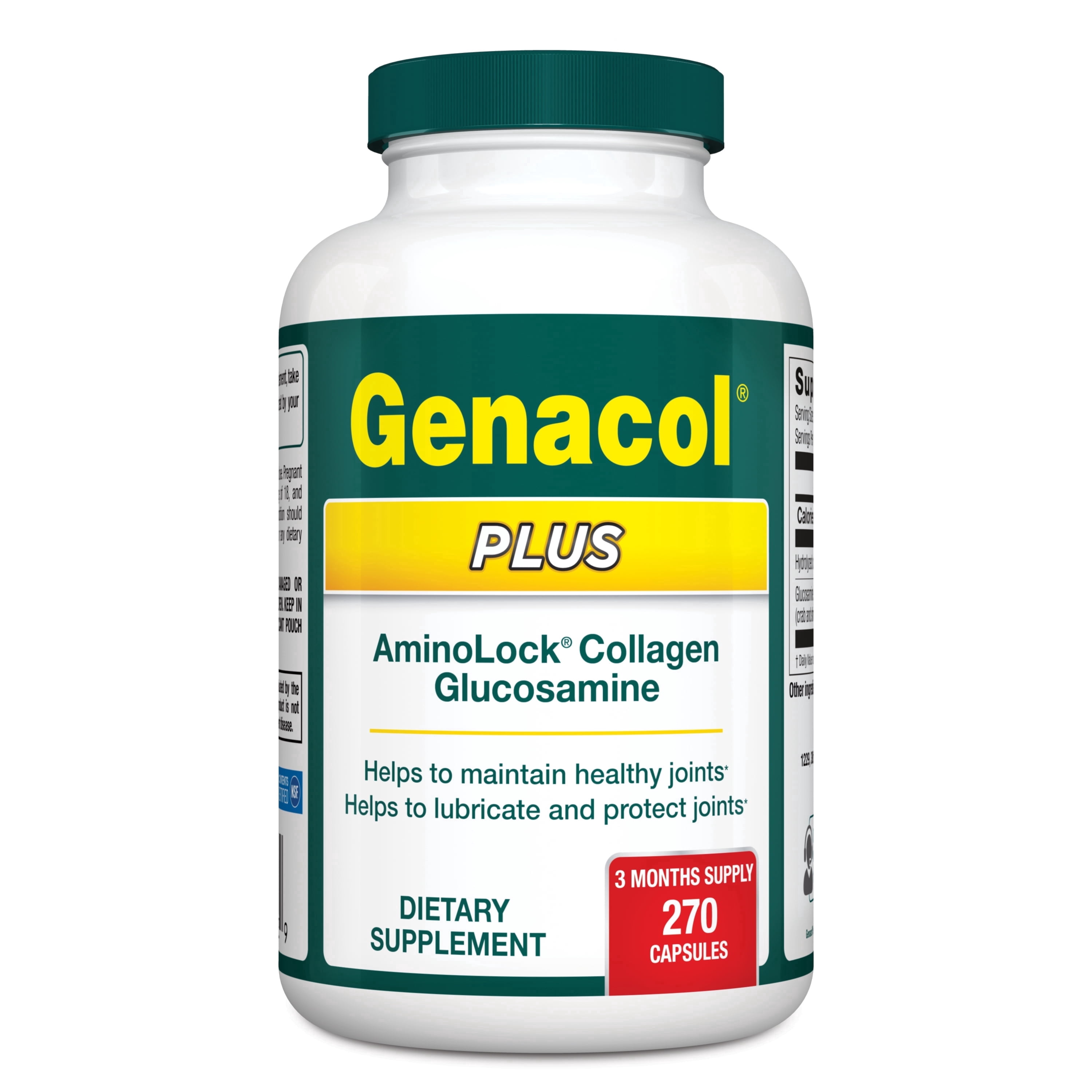Genacol Plus – Glucosamine & Ultra-Hydrolyzed Collagen for Joint ...
