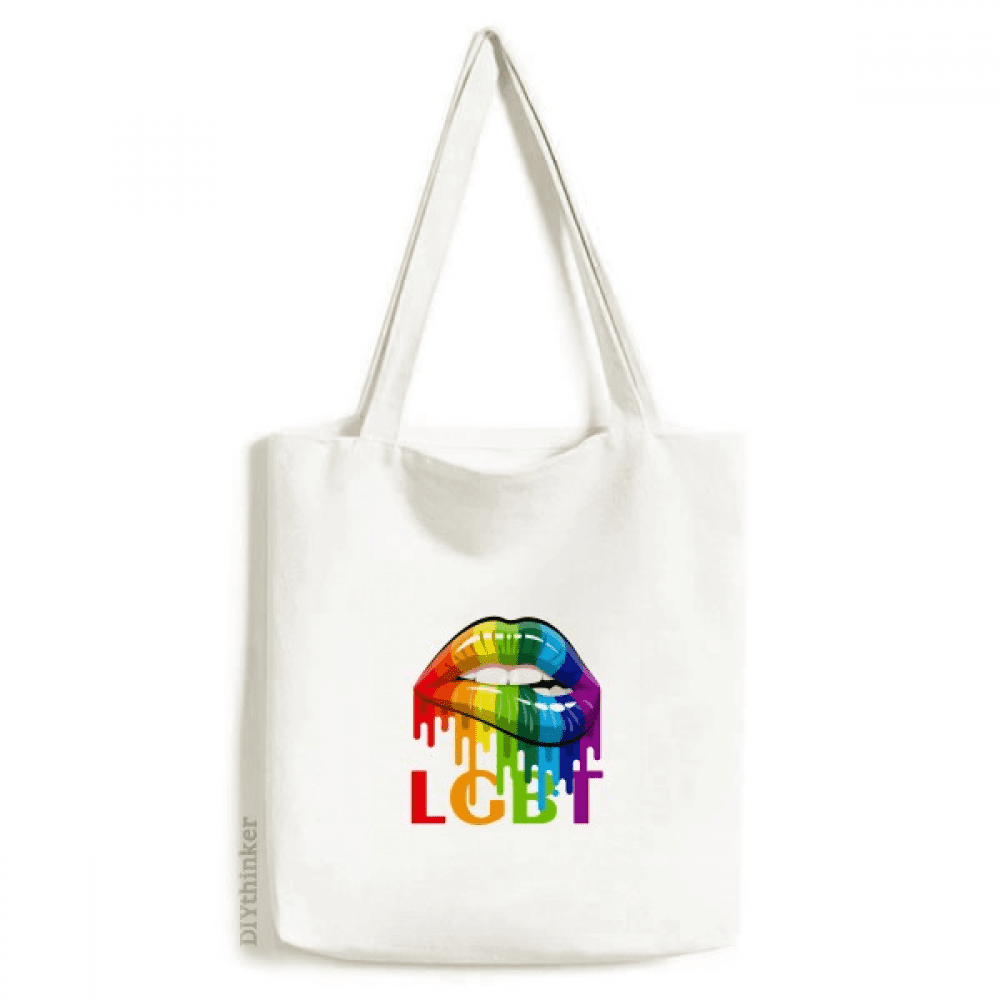 Gender Differentiation Identity Rainbow Equality Tote Canvas Bag ...