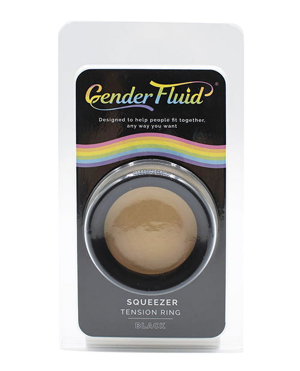 Gender Fluid Squeezer Tension Ring - Black - Walmart.com